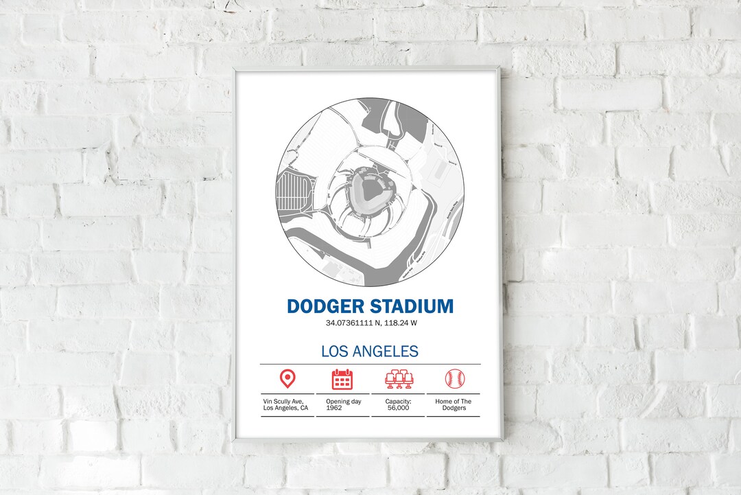 MLB Stadium Map Posters NEW All 30 Major League Stadiums Available - Etsy