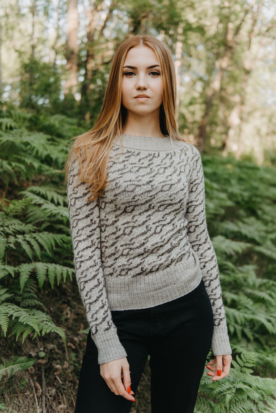 Wildcat Animal Print Colorwork Knitting Pattern | Womens Sweater | PDF ...