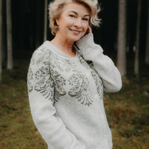 Stranded Yoke Cardigan Knitting Pattern | Colorwork | PDF Download - Etsy