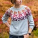 Fire Lily Sweater Knitting Pattern | Stranded Colorwork Yoke | Womens ...