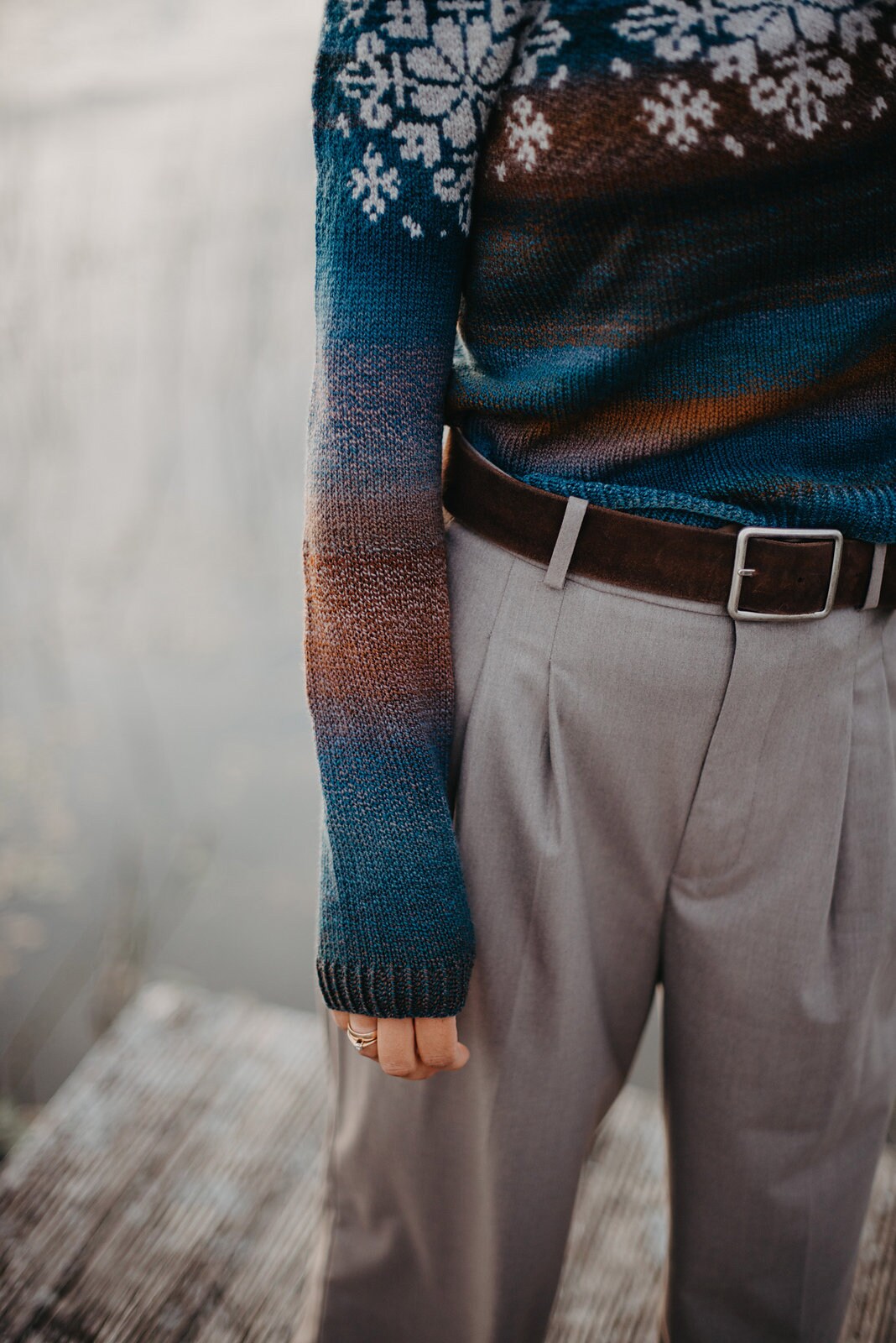 Stranded Knitting Top Down Sweater Pattern | Knitting Patterns for ...