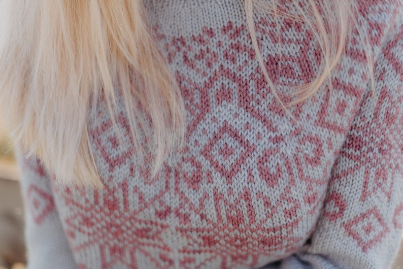 Stranded Knitting Top Down Sweater Pattern Knitting Patterns For