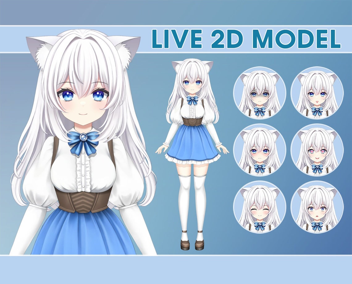 Premade Vtuber Model, Live2d Model, Vtuber Commission, Vtuber Rigging ...