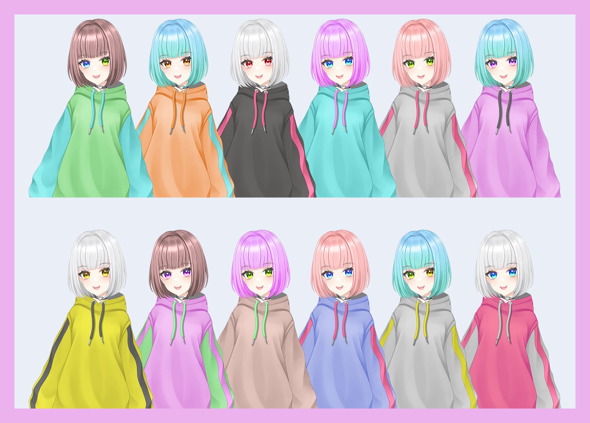 Premade Vtuber Model, Live2d Model, Vtuber Commission, Vtuber Rigging ...