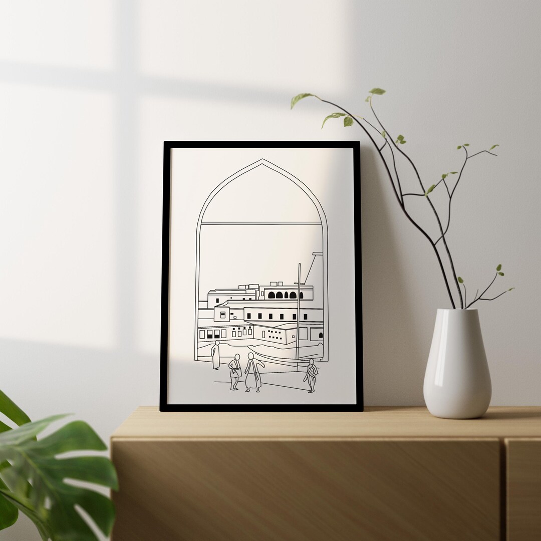 Erbil Citadel 1932 قەڵای هەولێر Hawler Travel Print Erbil Art Erbil ...