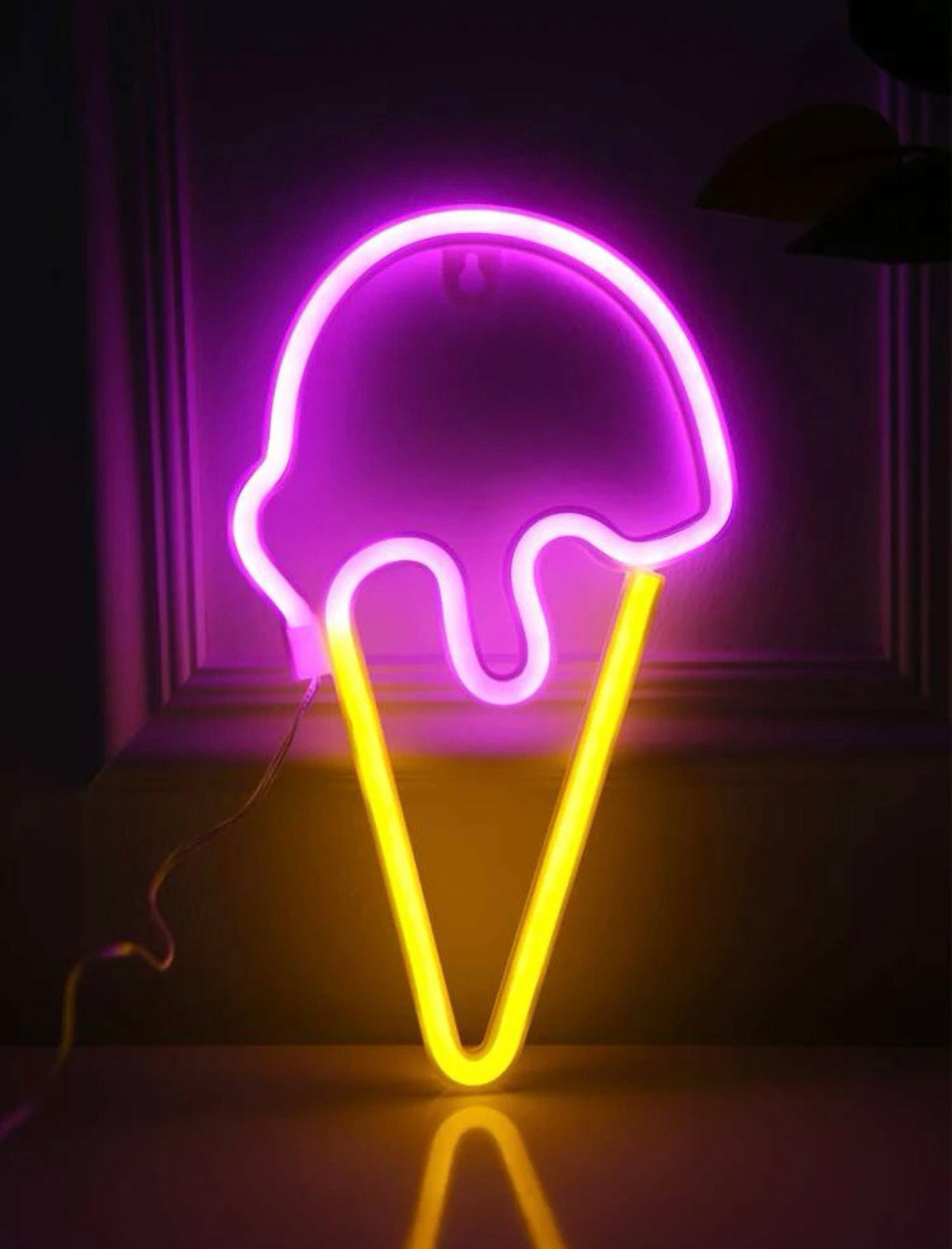 Ice Cream Shaped Neon Light - Etsy