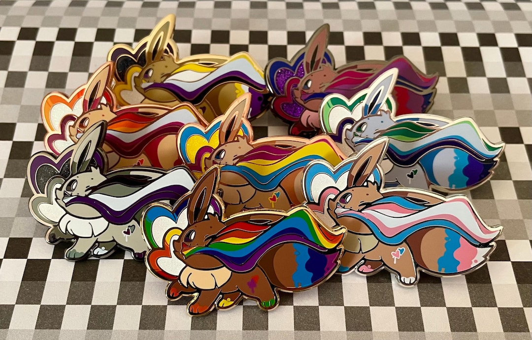 Pride-vees Enamel Pins - Etsy