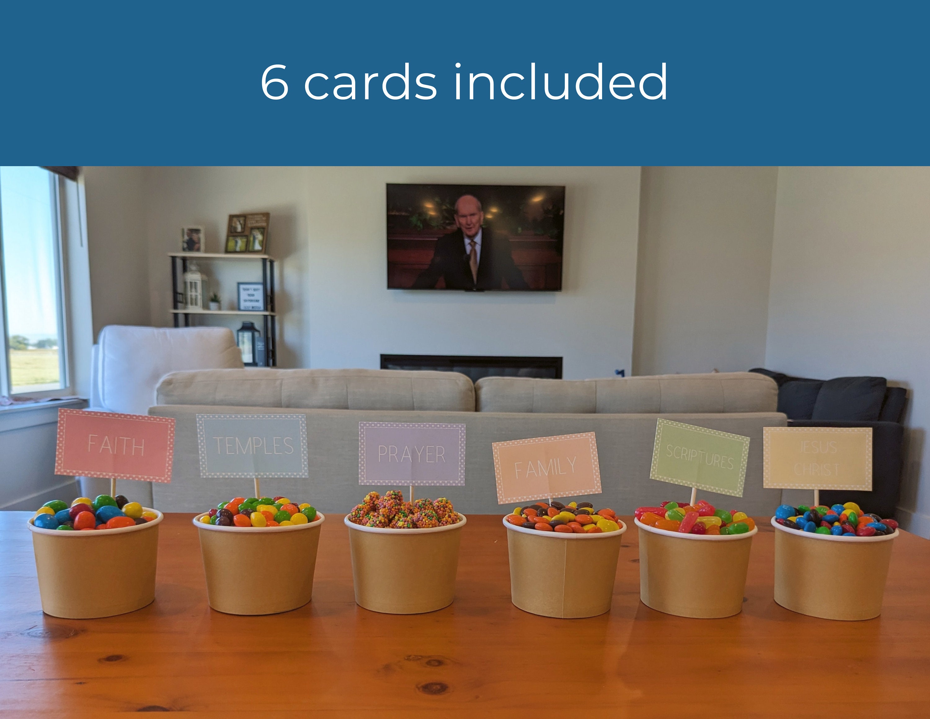 General Conference Treat Labels for Kids - Etsy