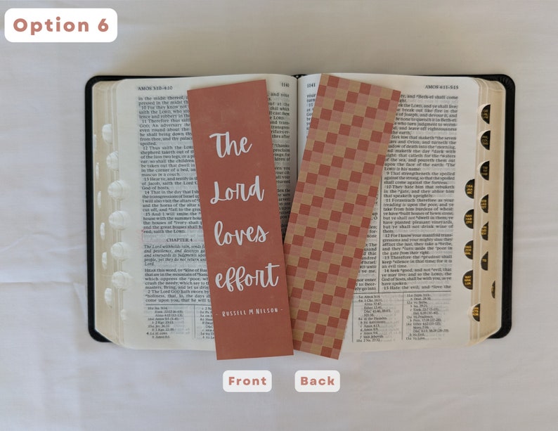 LDS Bookmarks Inspirational Quotes - Etsy