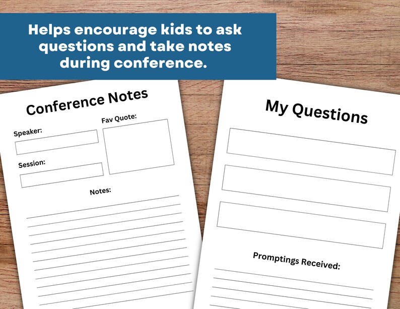 General Conference Activity Book for Kids - Etsy