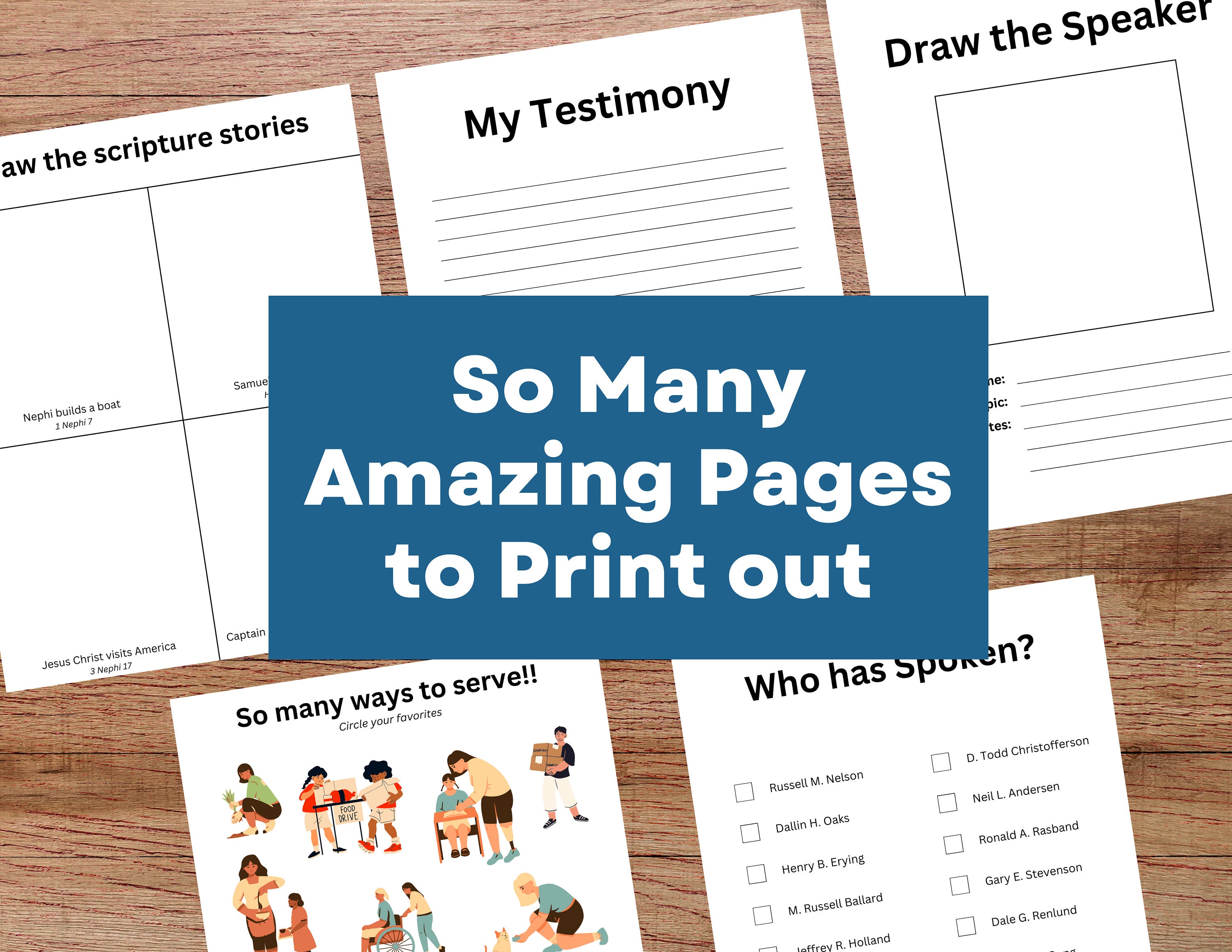 General Conference Activity Book for Kids - Etsy