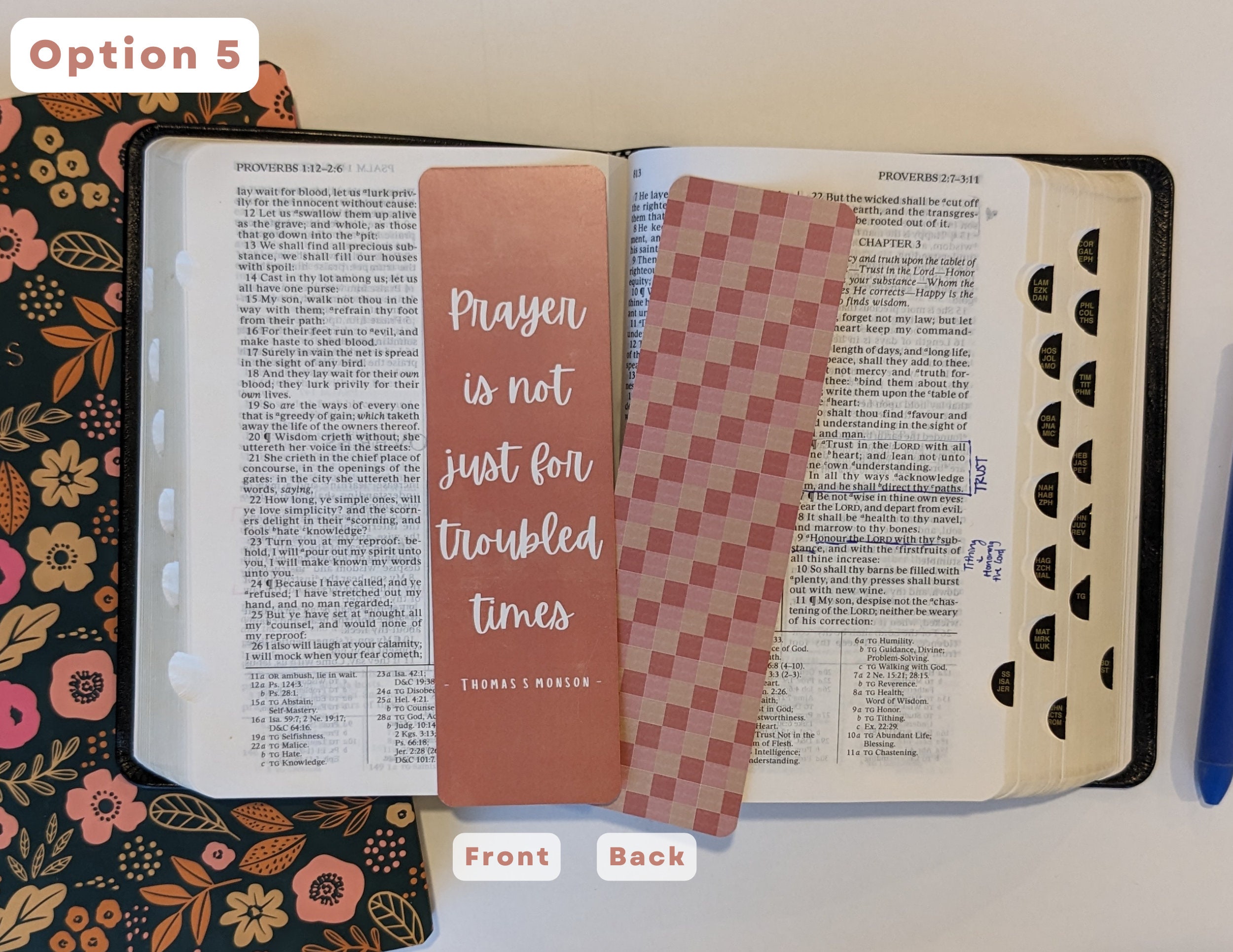 LDS Bookmarks | Inspirational Quotes - Etsy
