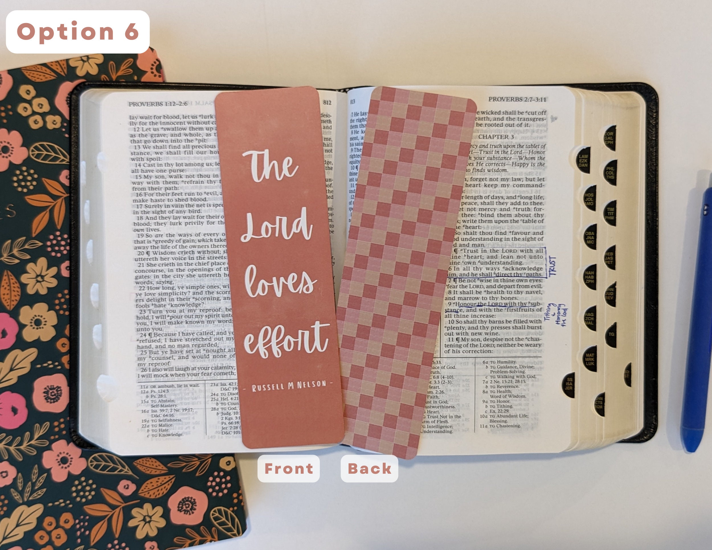 LDS Bookmarks | Inspirational Quotes - Etsy