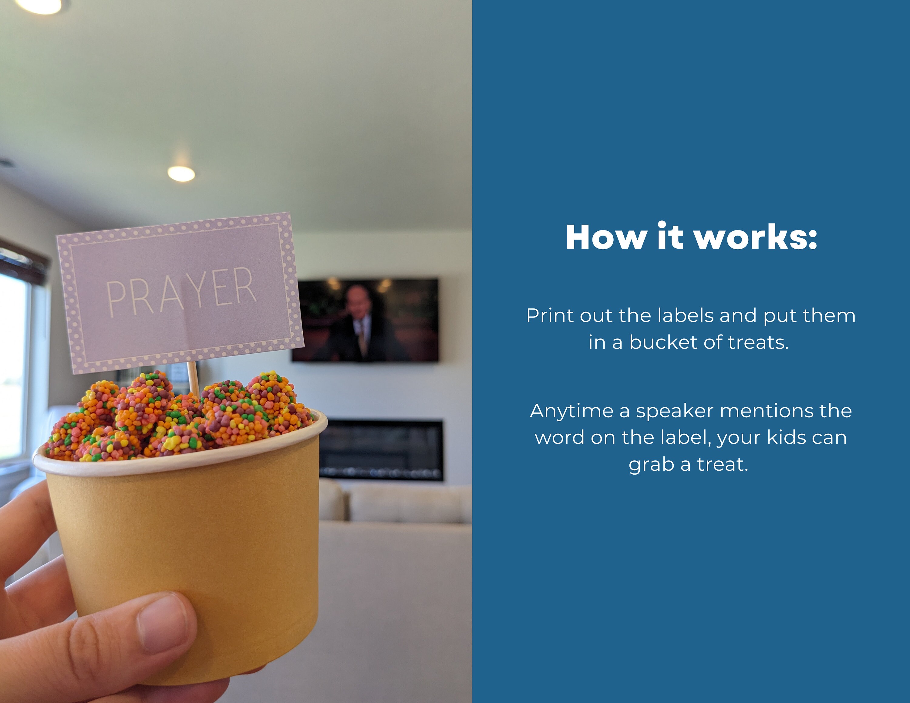 General Conference Treat Labels for Kids - Etsy