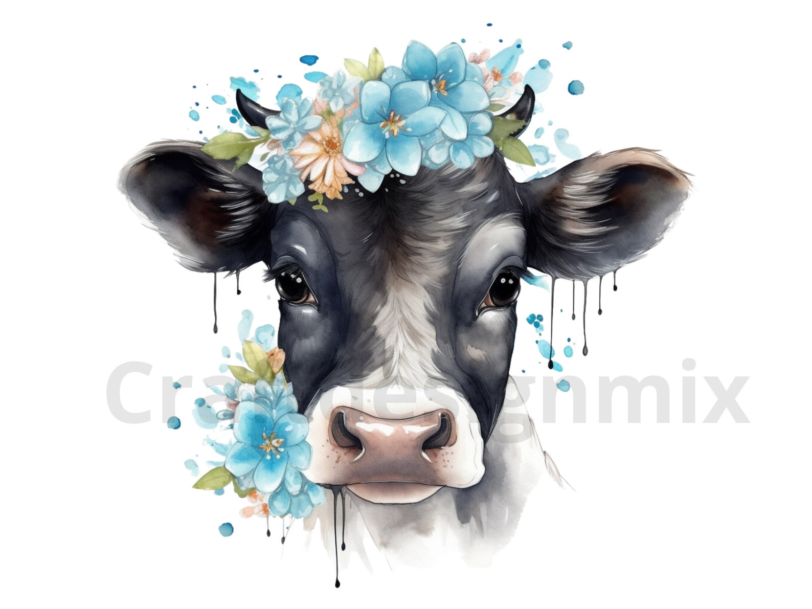 JPG Cute Cow Svg, Pdf, Svg, Png, Jpg, Commercial Use, Tumbler Png ...