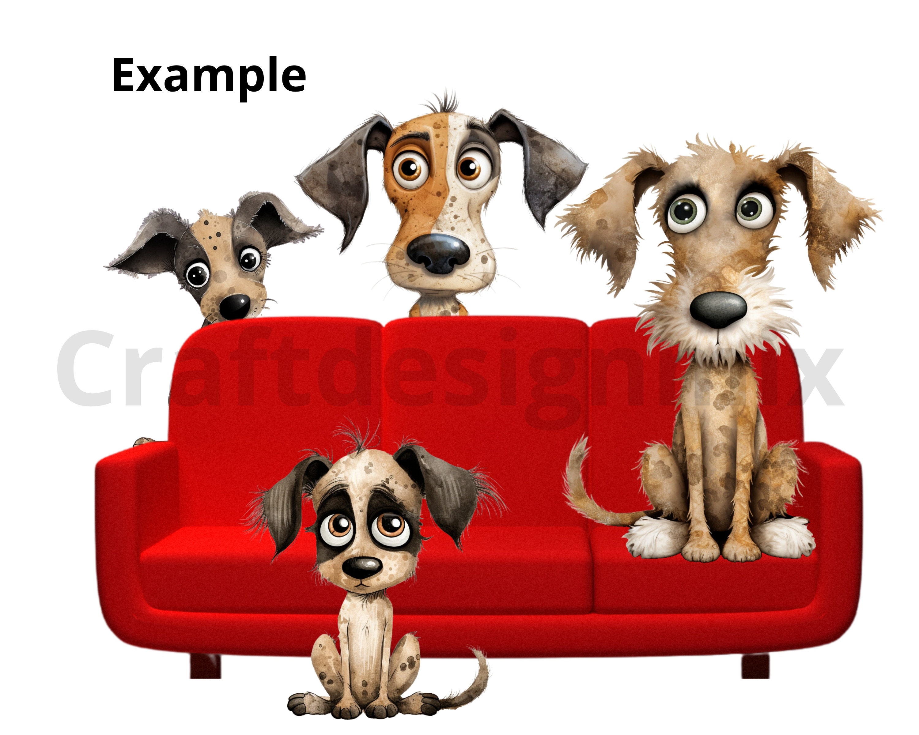Dog Bundle Commercial Use, Cute Animal Clipart, Cute Transparent Png ...