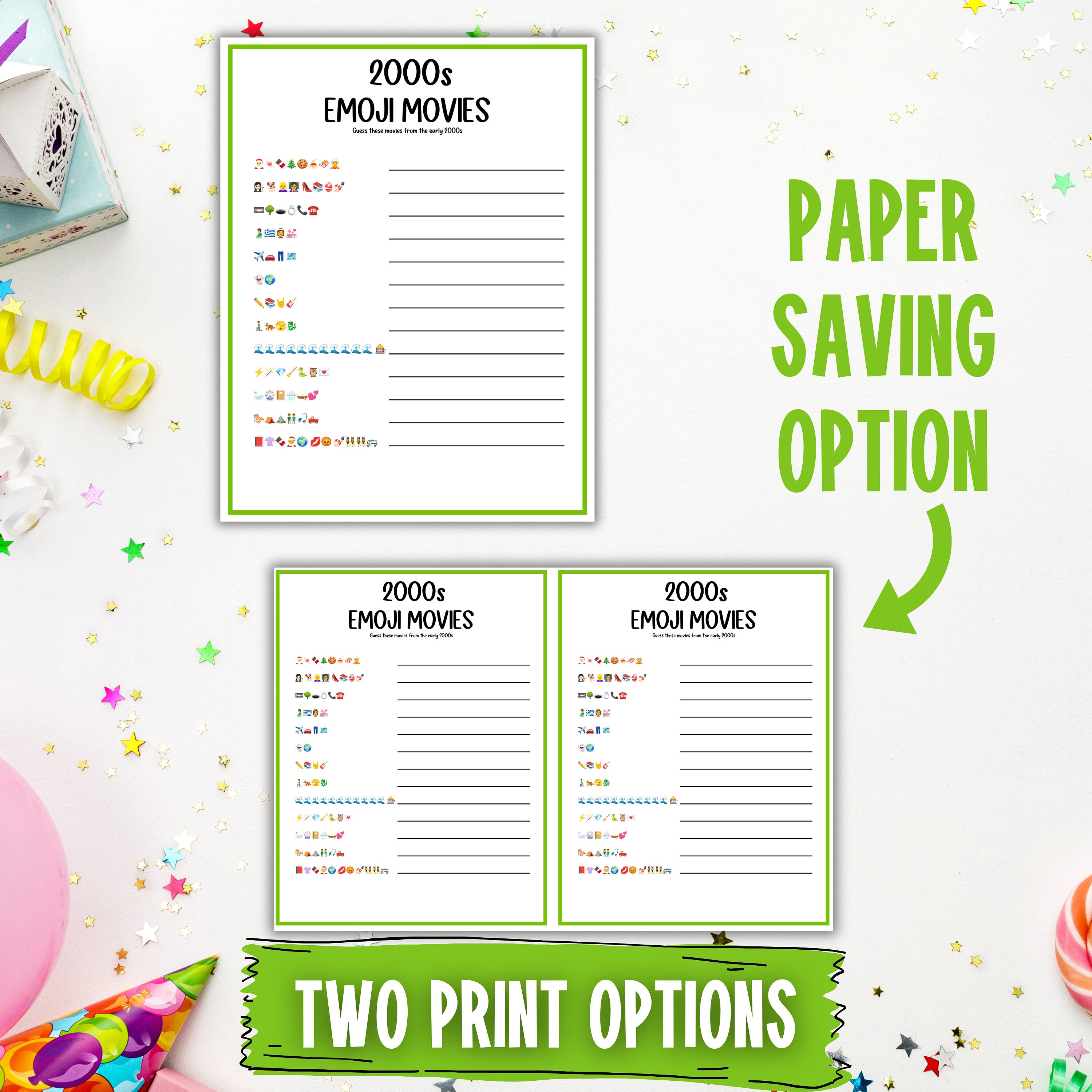 2000s Party Printable Games | 2000s Party Games | 00s Party Game Bundle ...