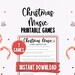 Christmas Music Printable Games Printable Christmas Games Bundle ...