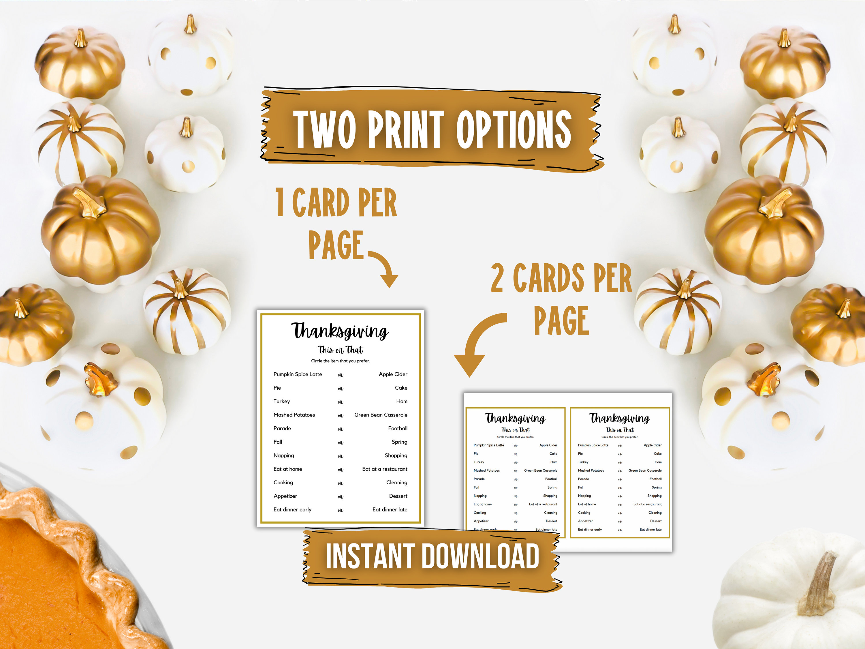 Thanksgiving Printable Games Printable Thanksgiving Games Bundle ...