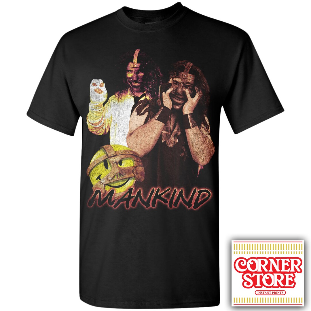 WWF Mankind Shirt - Etsy