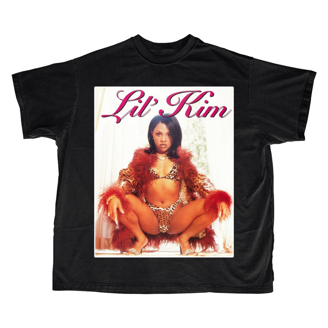 90's Lil Kim Leopard Print Poster Shirt - Etsy