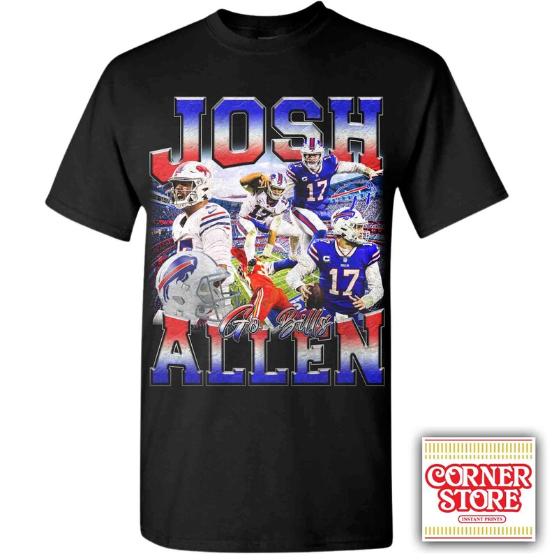 Josh Allen Homage Tee - Etsy