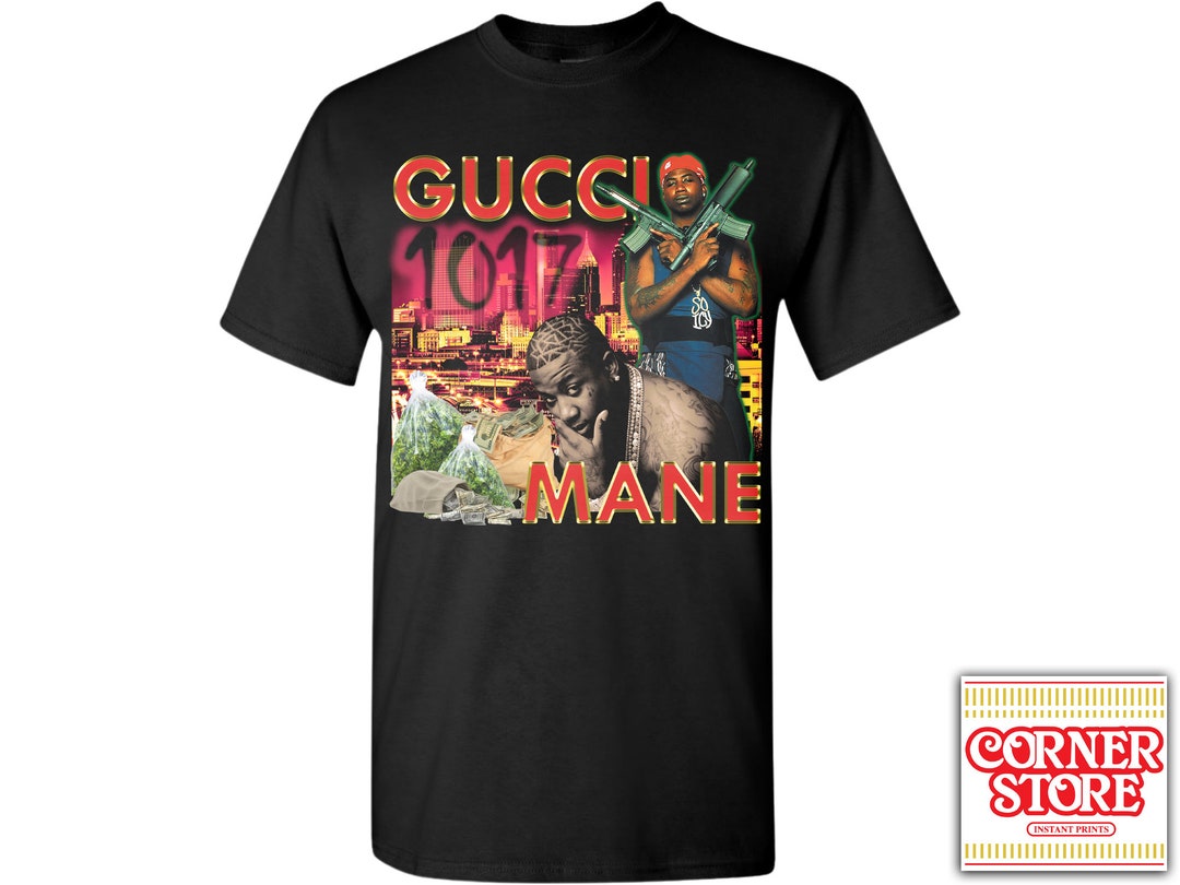 Camiseta Gucci Mane East Atl - Etsy España