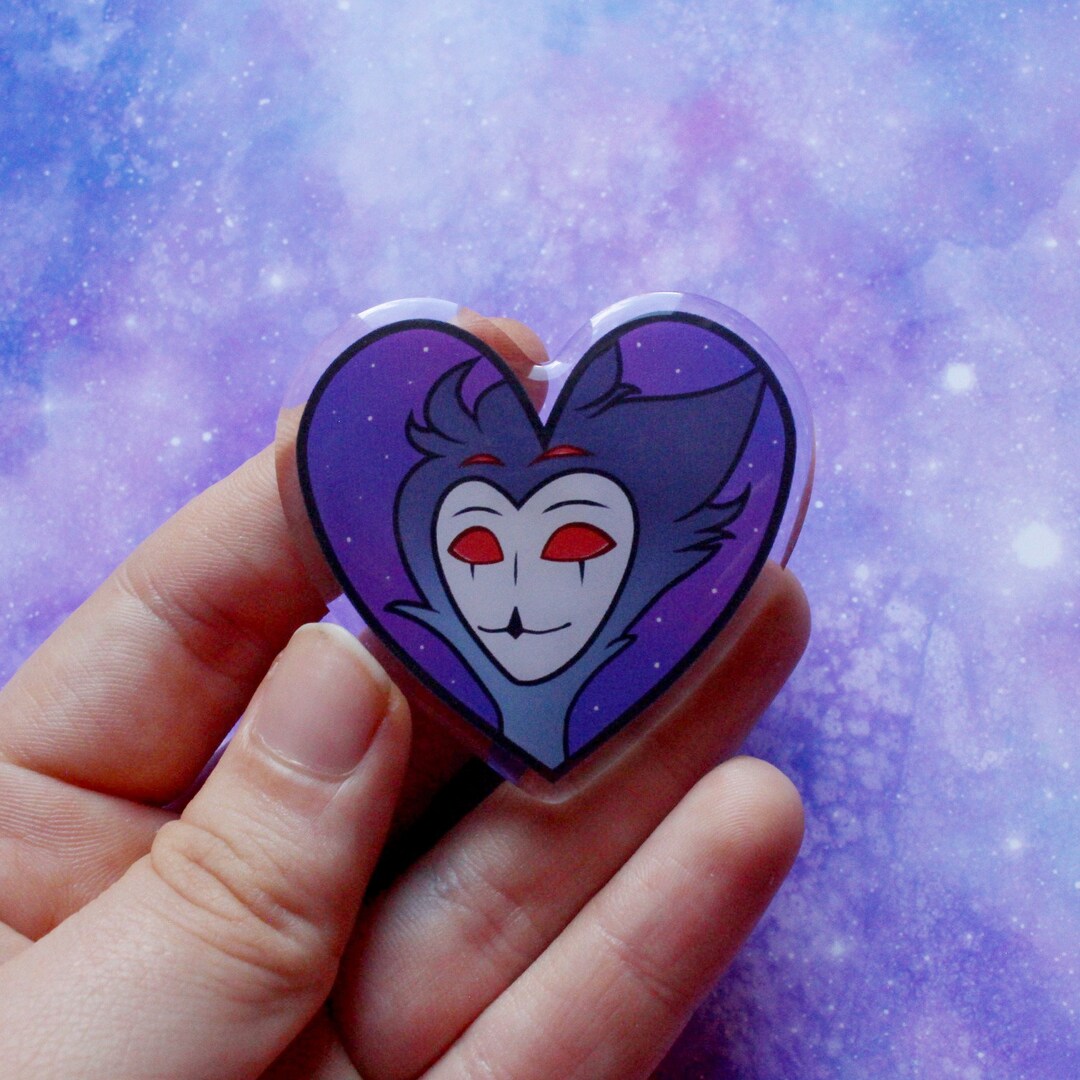 Helluva Boss Stolas Acrylic Pin, Stolas Pin, Helluva Boss Pin, Acrylic ...