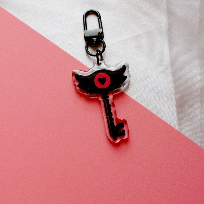 Hazbin Hotel Key Acrylic Keychain, Hazbin Hotel Key Keychain, Hazbin ...