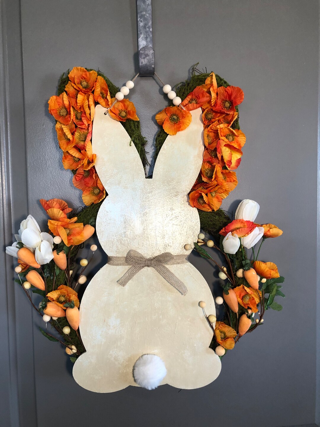 Easter Rabbit Wreath - Etsy