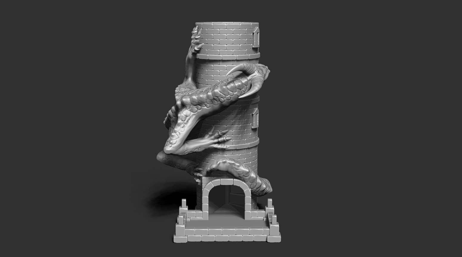 Dragon Dice Tower 3D Print Digital File Stl - Etsy Australia