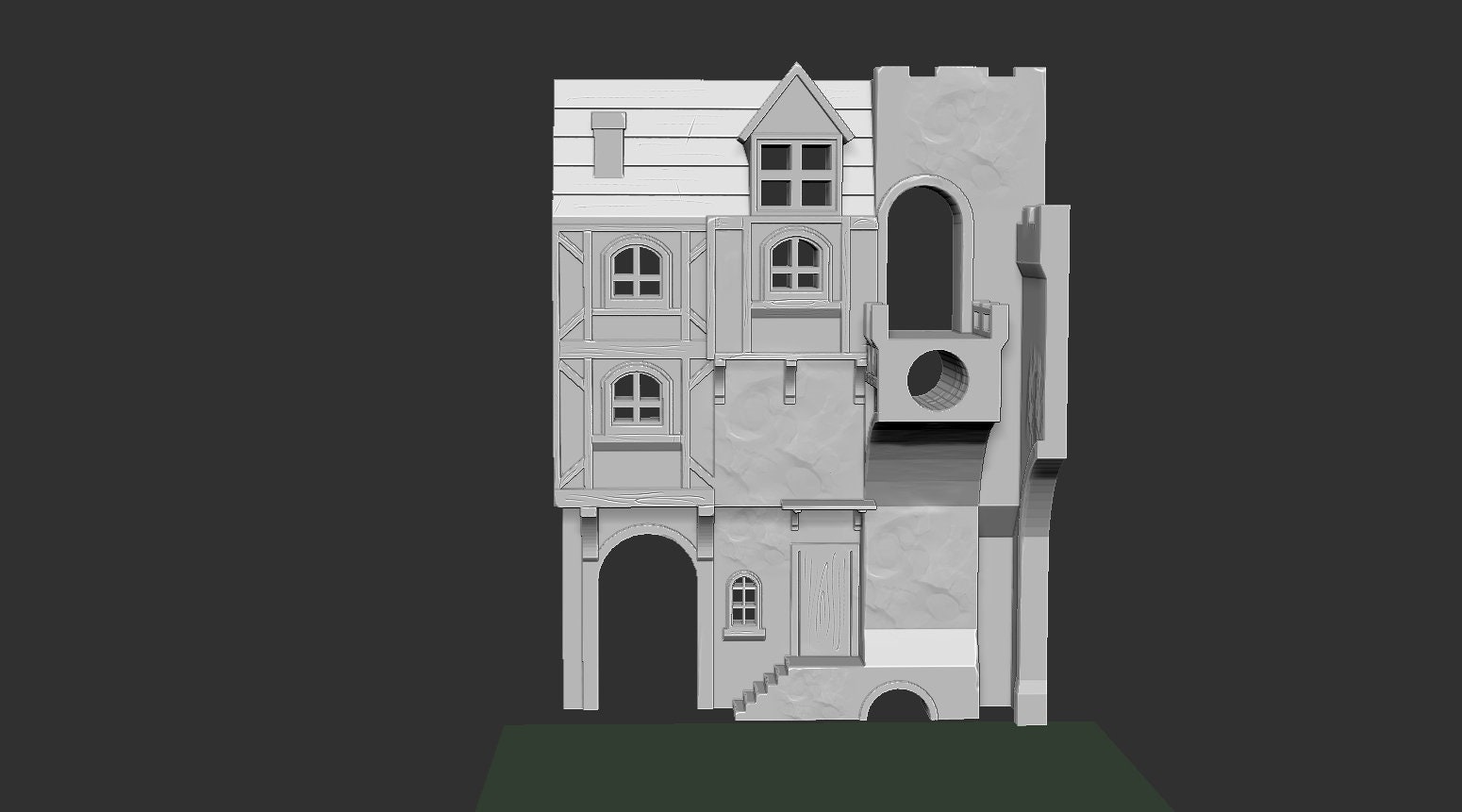 Medieval Street Book Nook Digital File .STL 3D Printing - Etsy