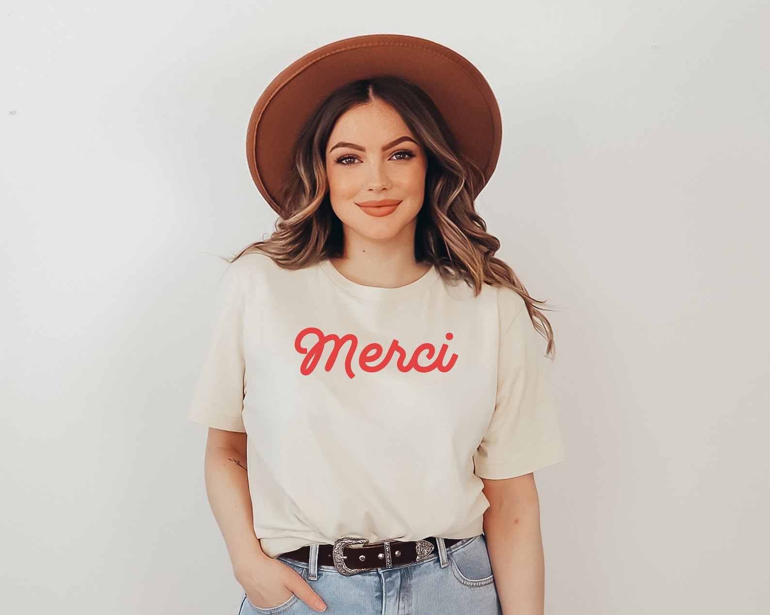Merci T-shirt, French Words Shirt, French Sayings Tee, Thank You French ...