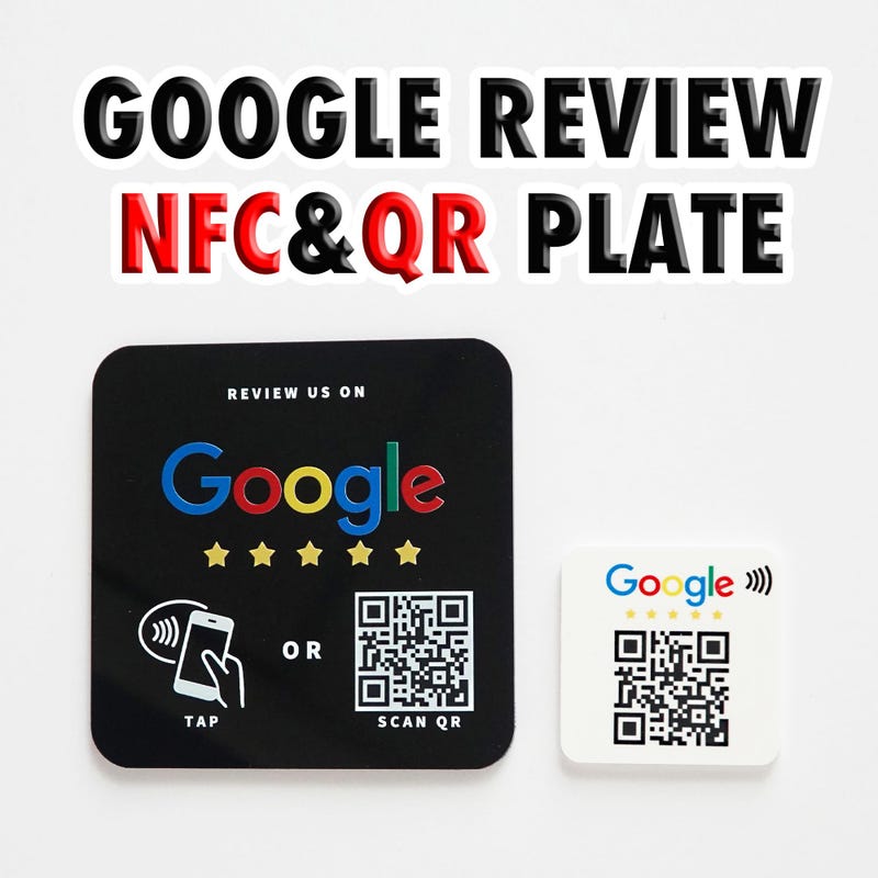 Wooden Google Review Sign - Etsy