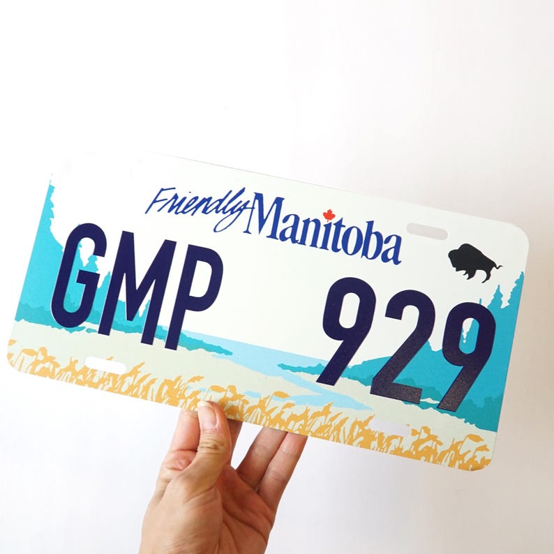 Custom Canadian License Plate Personalized Plate Custom Car Tags 6 X 12 ...