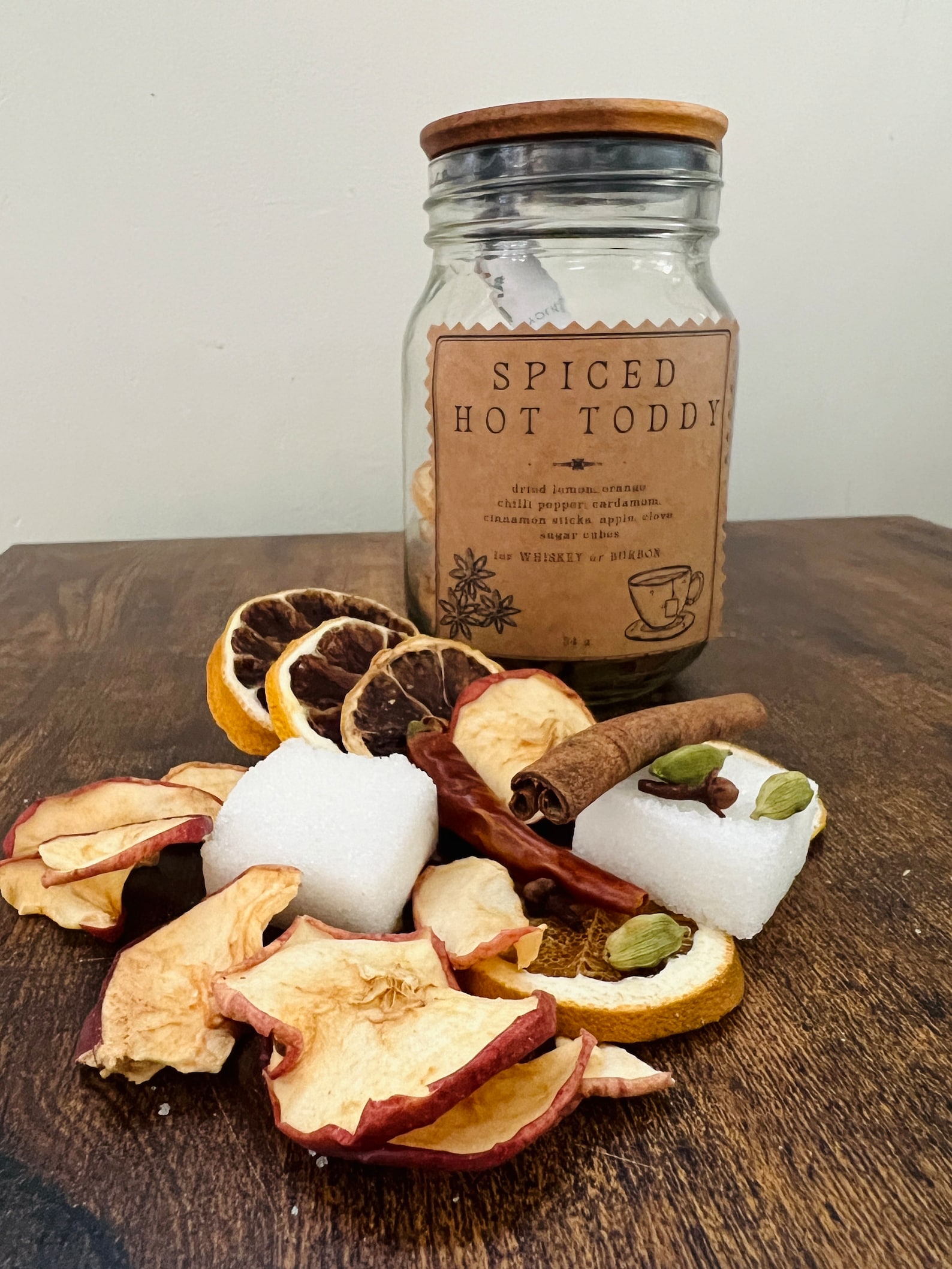 Spiced Hot Toddy Craft Cocktail/mocktail Infusion Kit, Cocktail Jar - Etsy