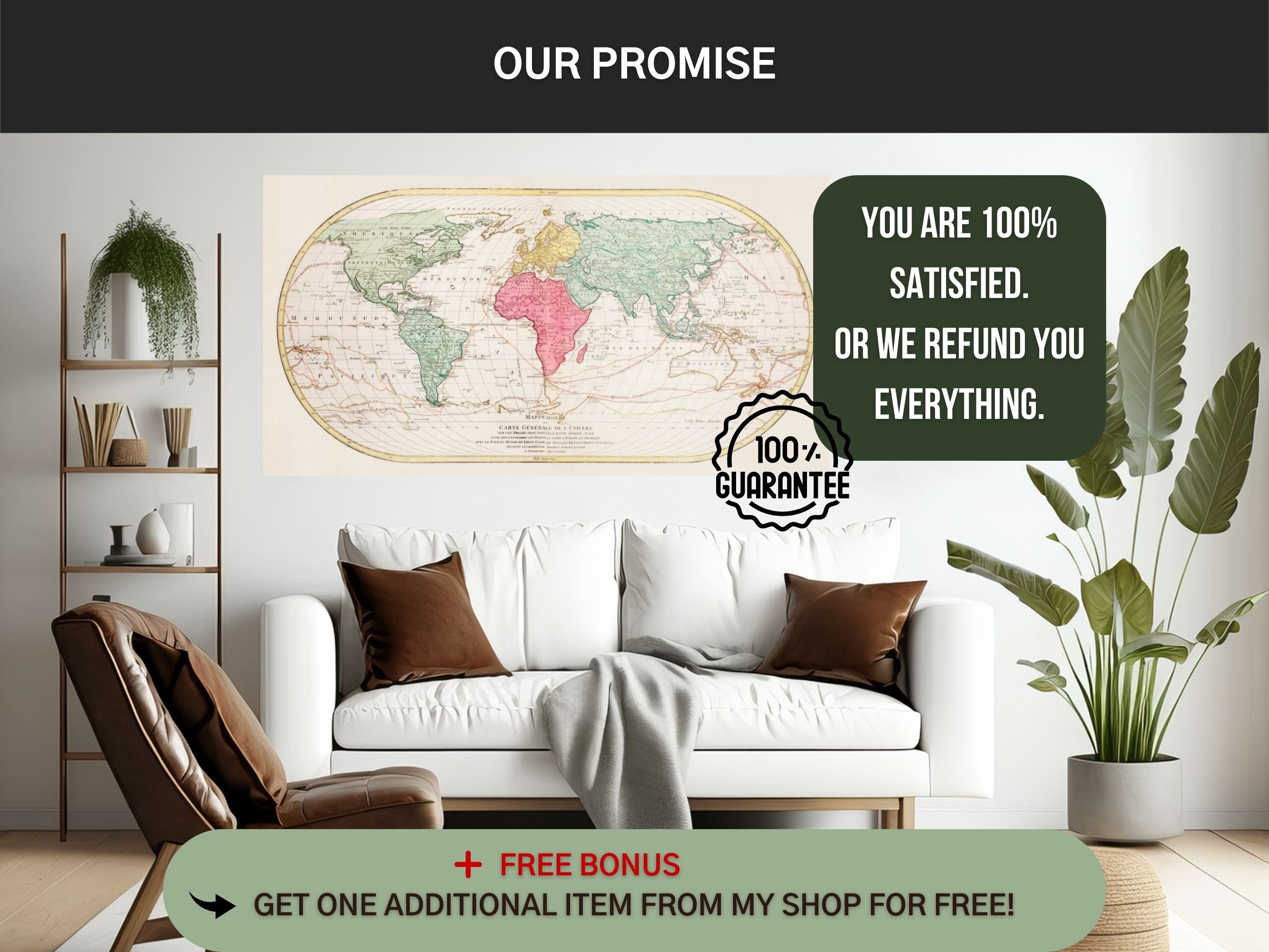 Vintage 76 World Maps Collection, Antique Earth Atlas Bundle, Classic ...