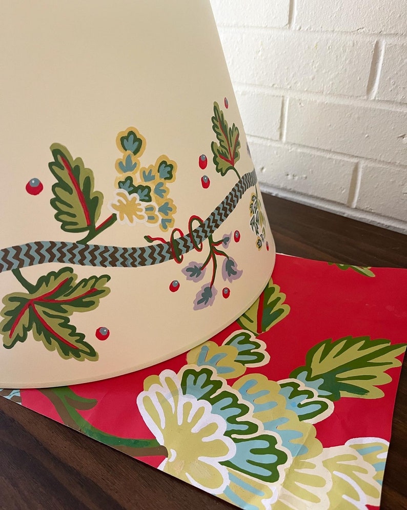 Custom Painted Lamp Shade - Etsy