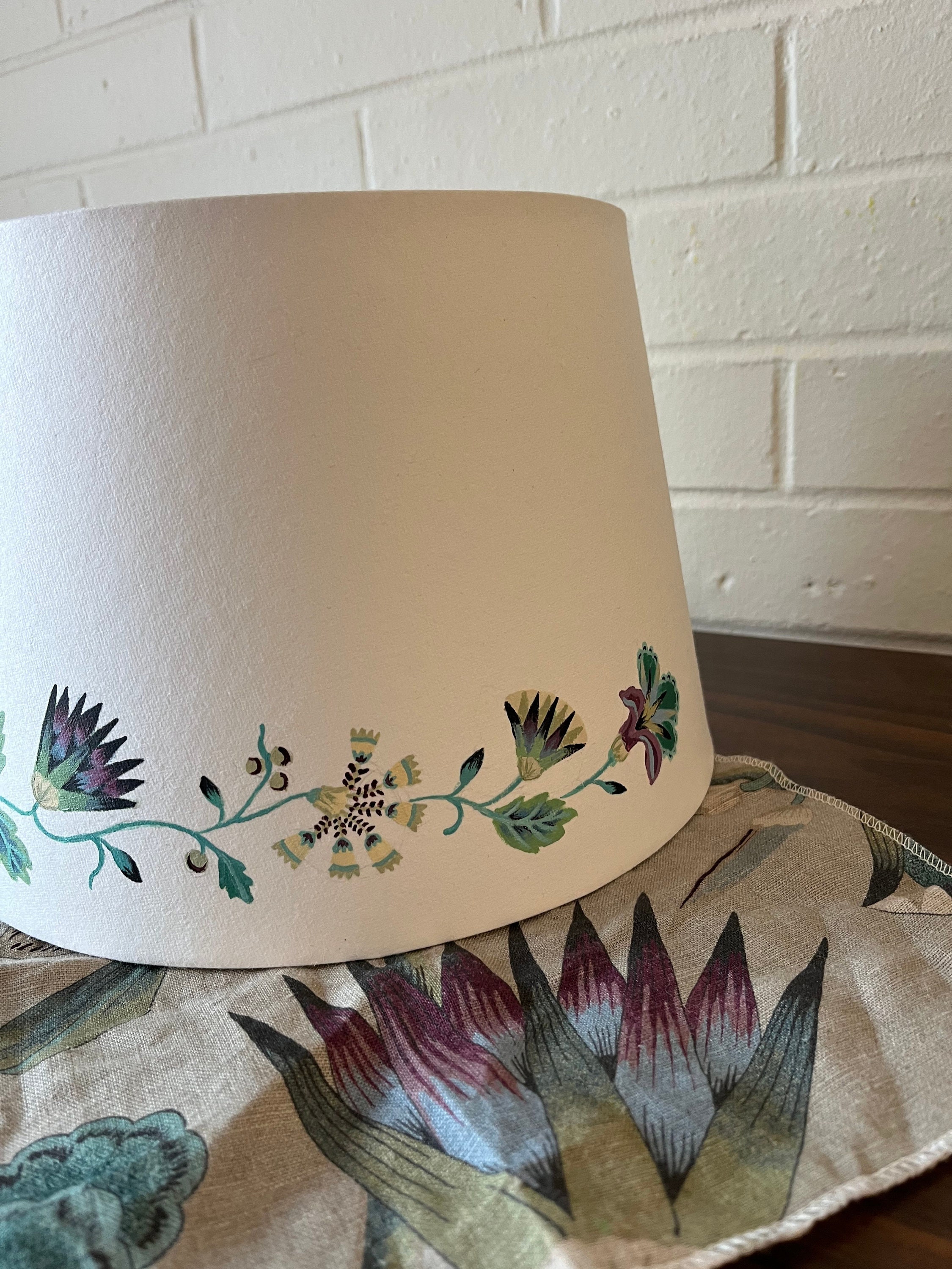 Custom Painted Lamp Shade - Etsy
