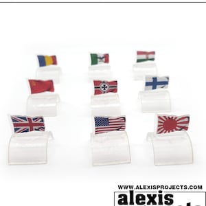 War Terrain Building Topper Flags | Printable Stls - Etsy