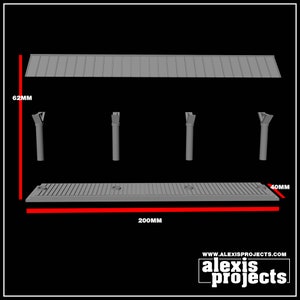 Train Station and Platform Printable Stls - Etsy