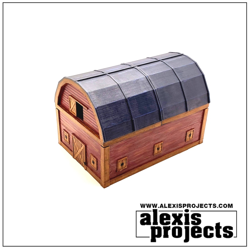 Barn Terrain 3D Printable STL Files - Etsy