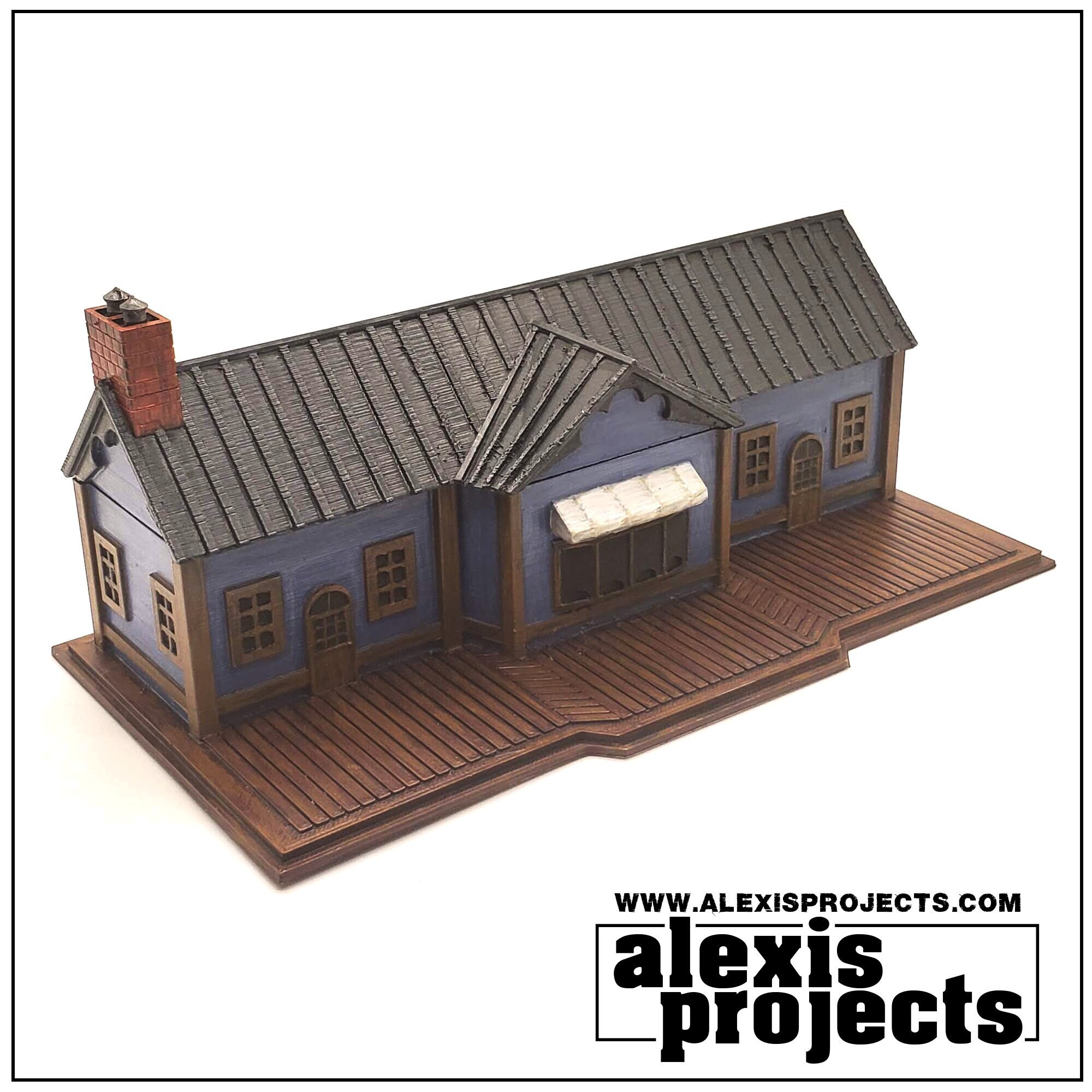 Train Station and Platform Printable Stls - Etsy