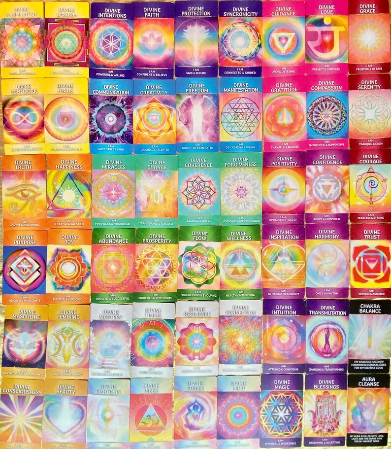 Indie Reiki Oracle Card Deck & Guidebook (tarot-sized) - Etsy