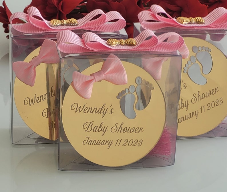 Baby Shower Favors for Guests Baby Feet Magnet Favor First - Etsy