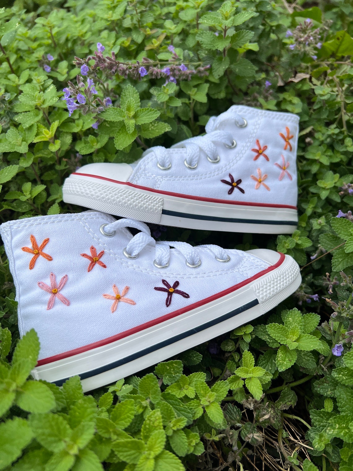 Toddler Converse High Tops Custom Converse Embroidery Embroidered ...