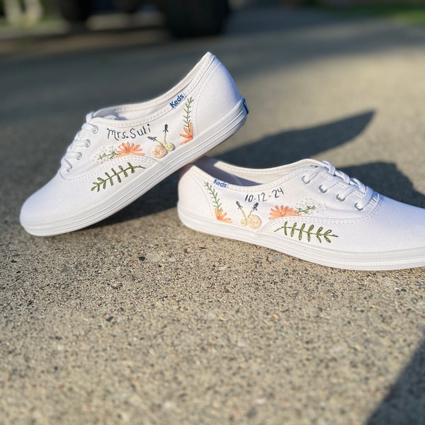 Painted Keds - Etsy