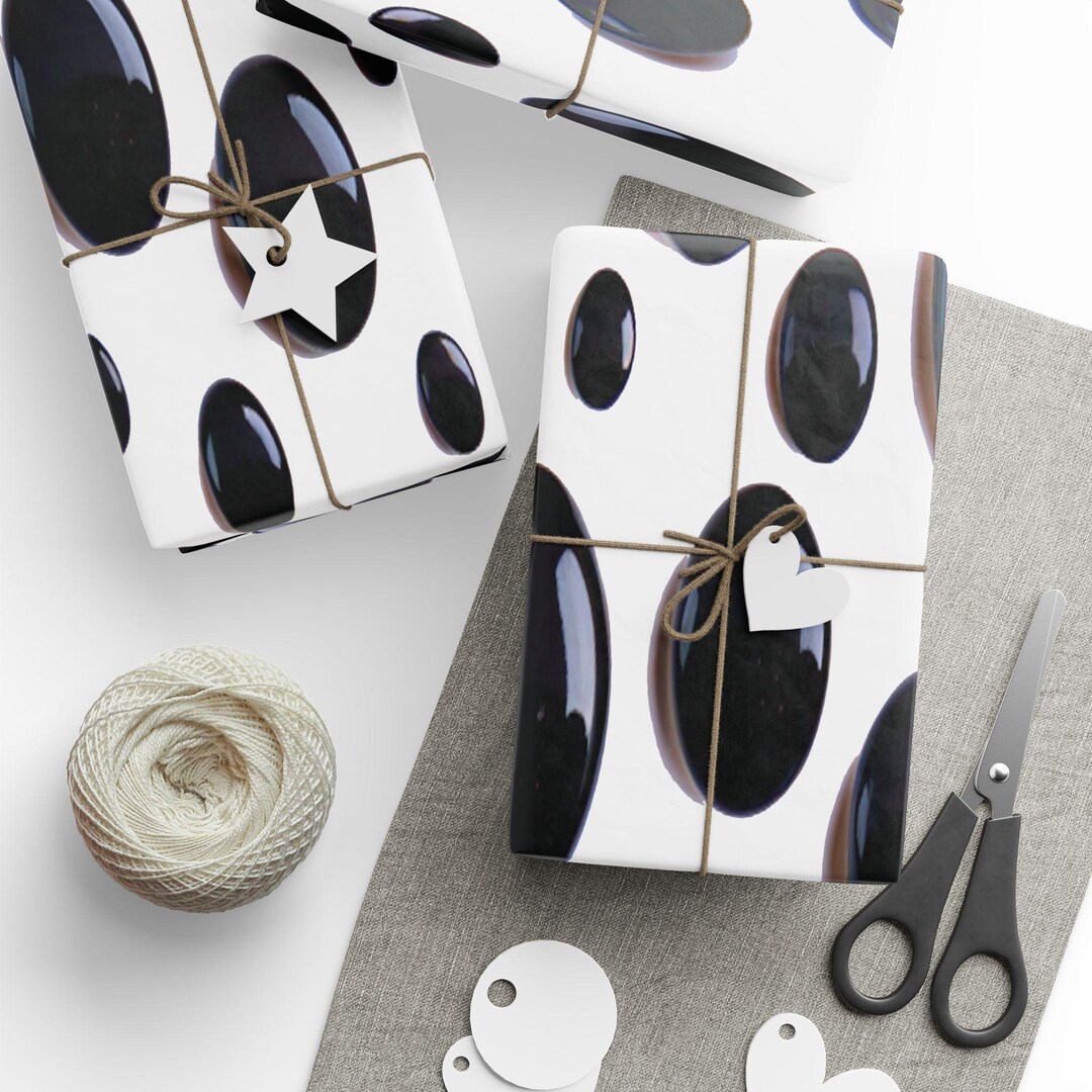 Wrapping Papers, Black Stones Gift Wrap, Creative Ideas for Every ...