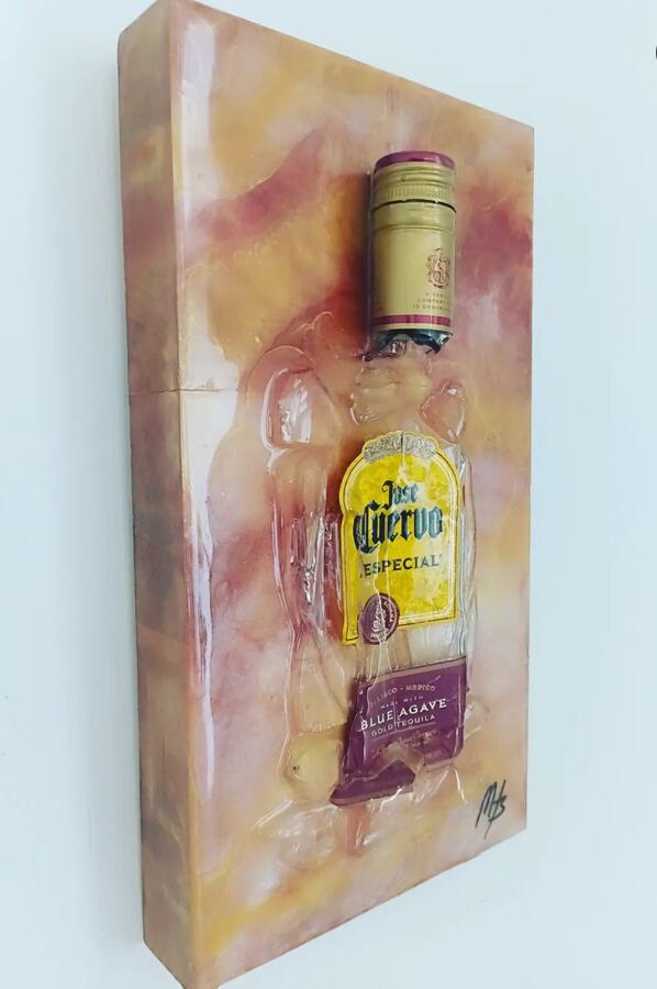 Jose Cuervo Epoxy Broken Bottle Art - Etsy