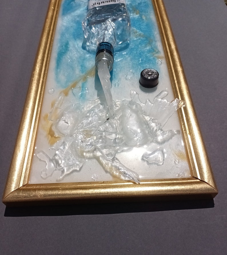 Jimador Blanco Epoxy Broken Bottle Art - Etsy